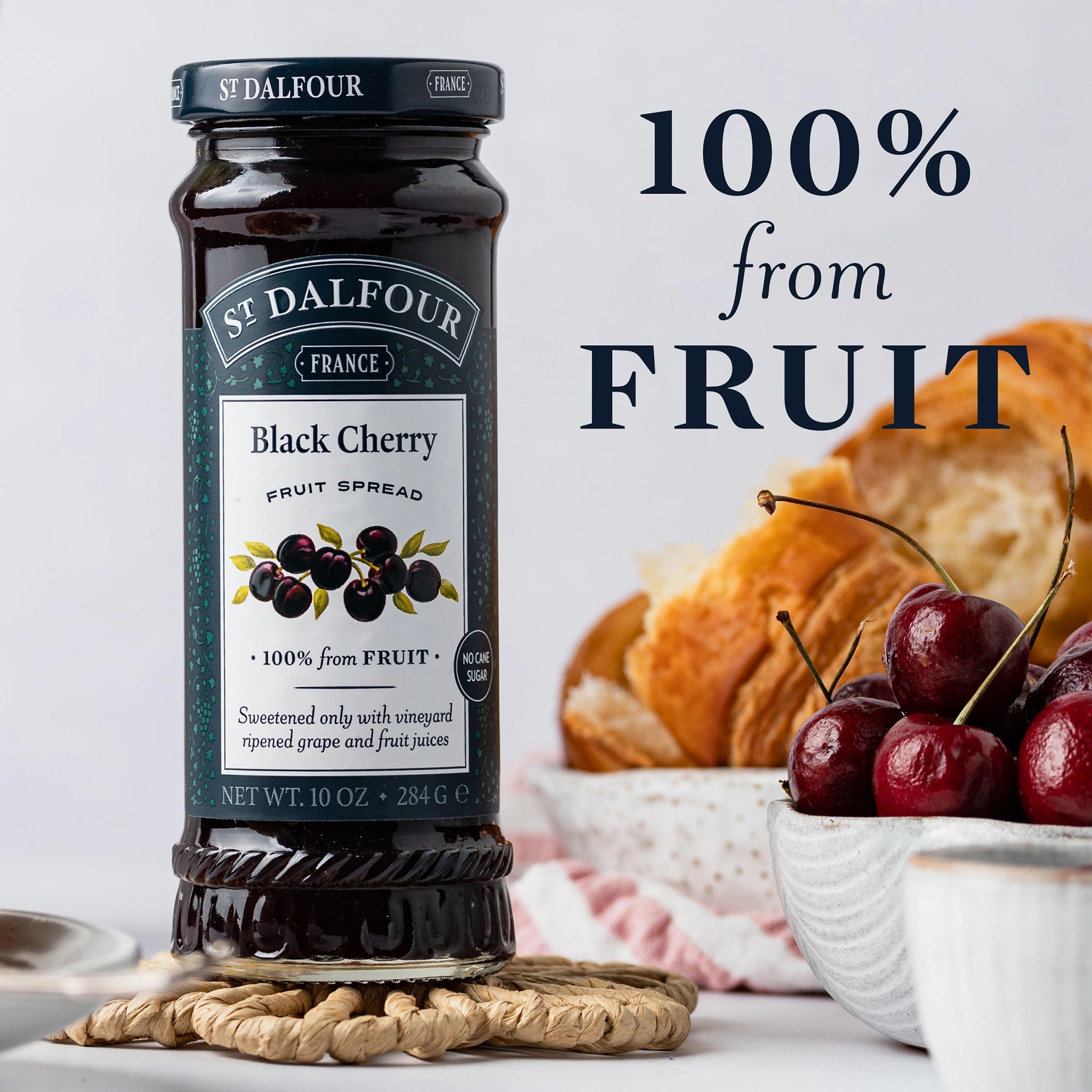 Black Cherry Fruit Spread | St. Dalfour