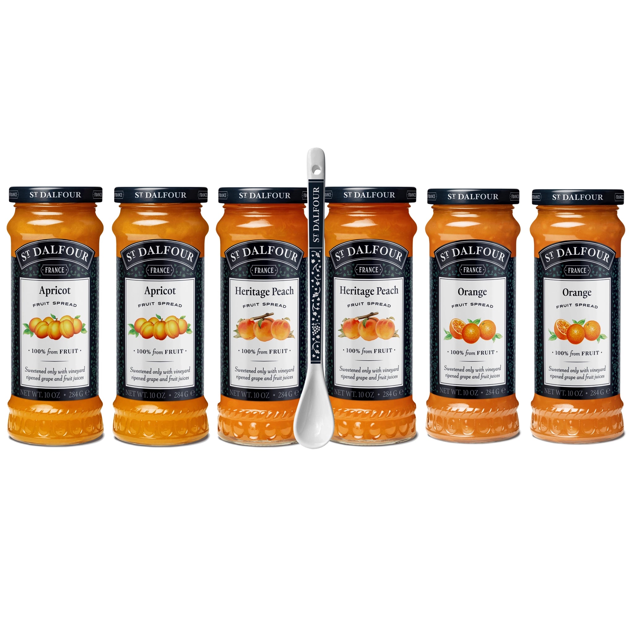 Golden Bundle | 6 Jars of Fruit Spread | St. Dalfour
